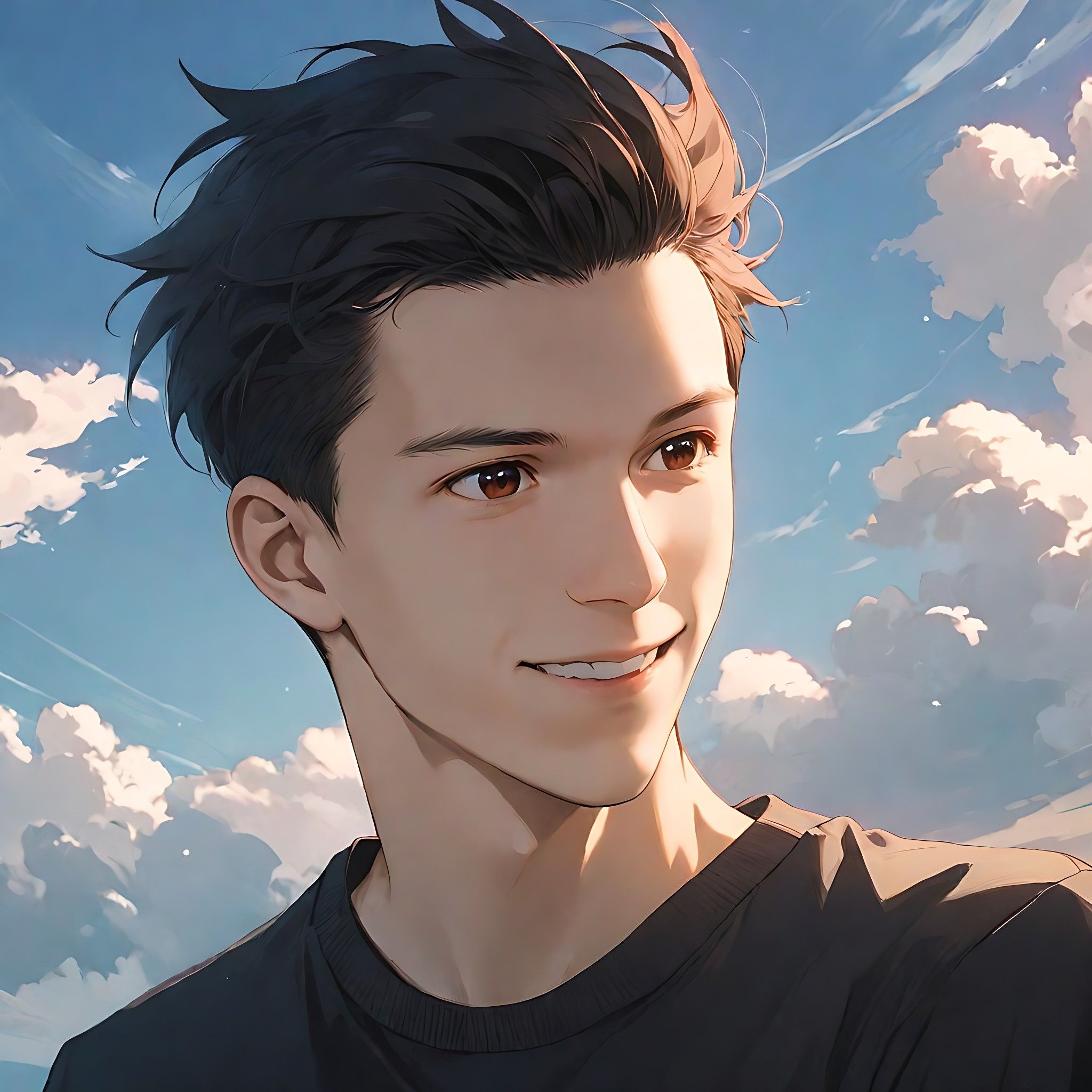 Cartoon Couple Avatar (male) | a1.art