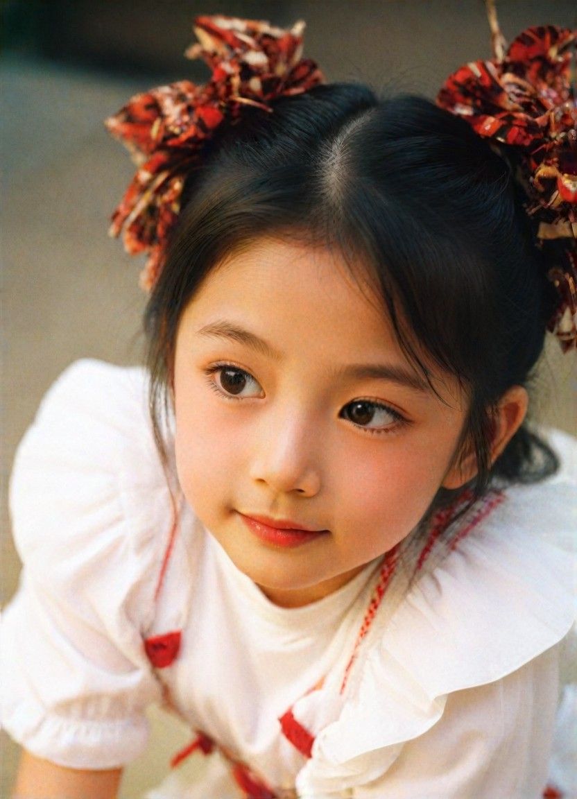 Cute girl in the 1980s | a1.art