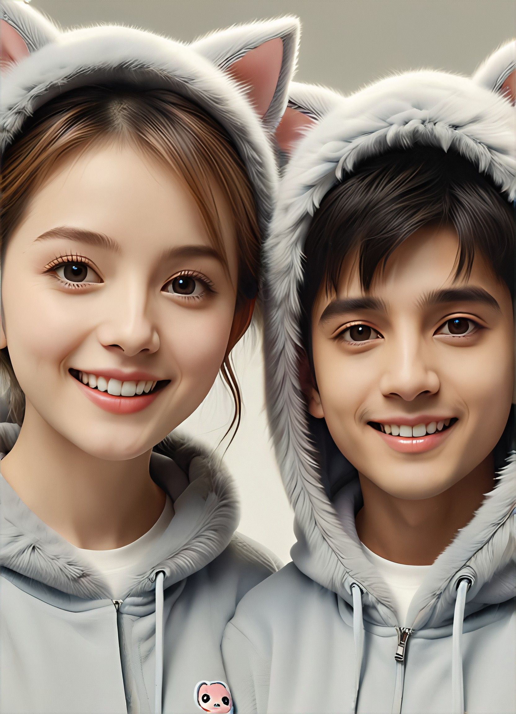 Hairy Style CP Photo（毛茸茸的合照） | a1.art