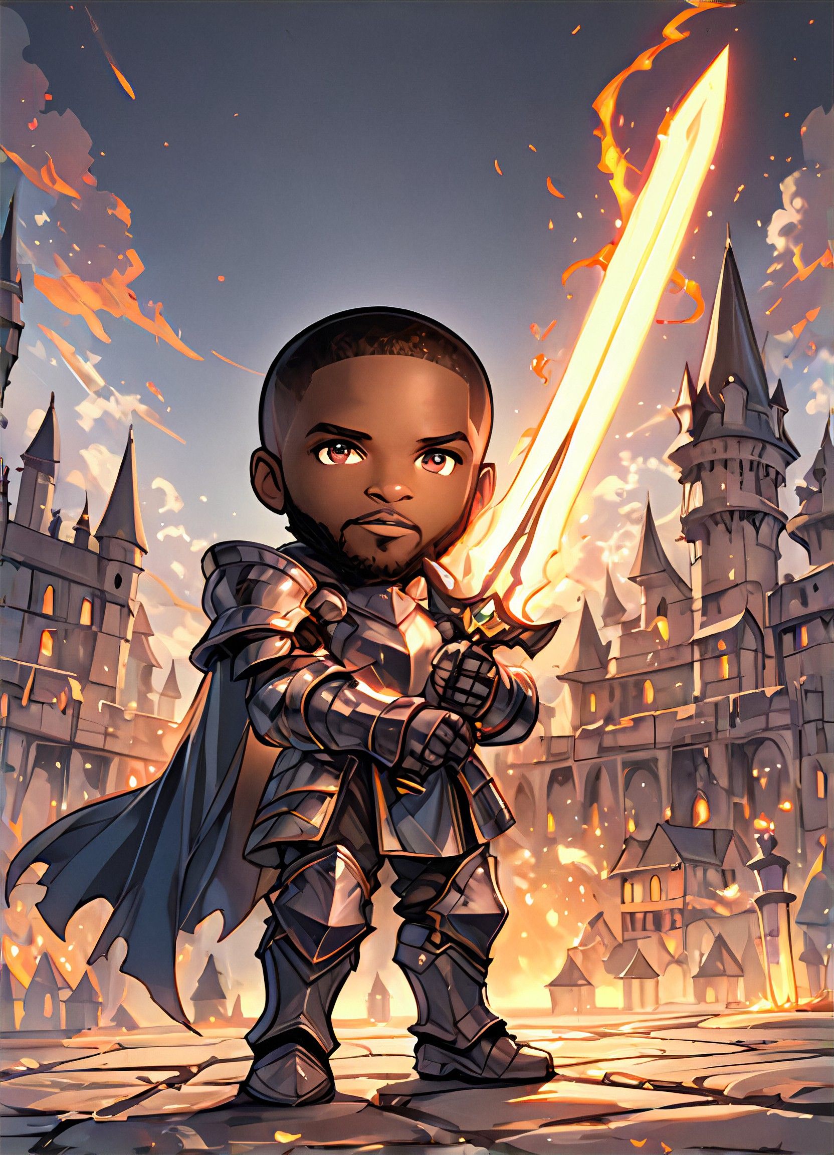 Chibi Knight | A1.art