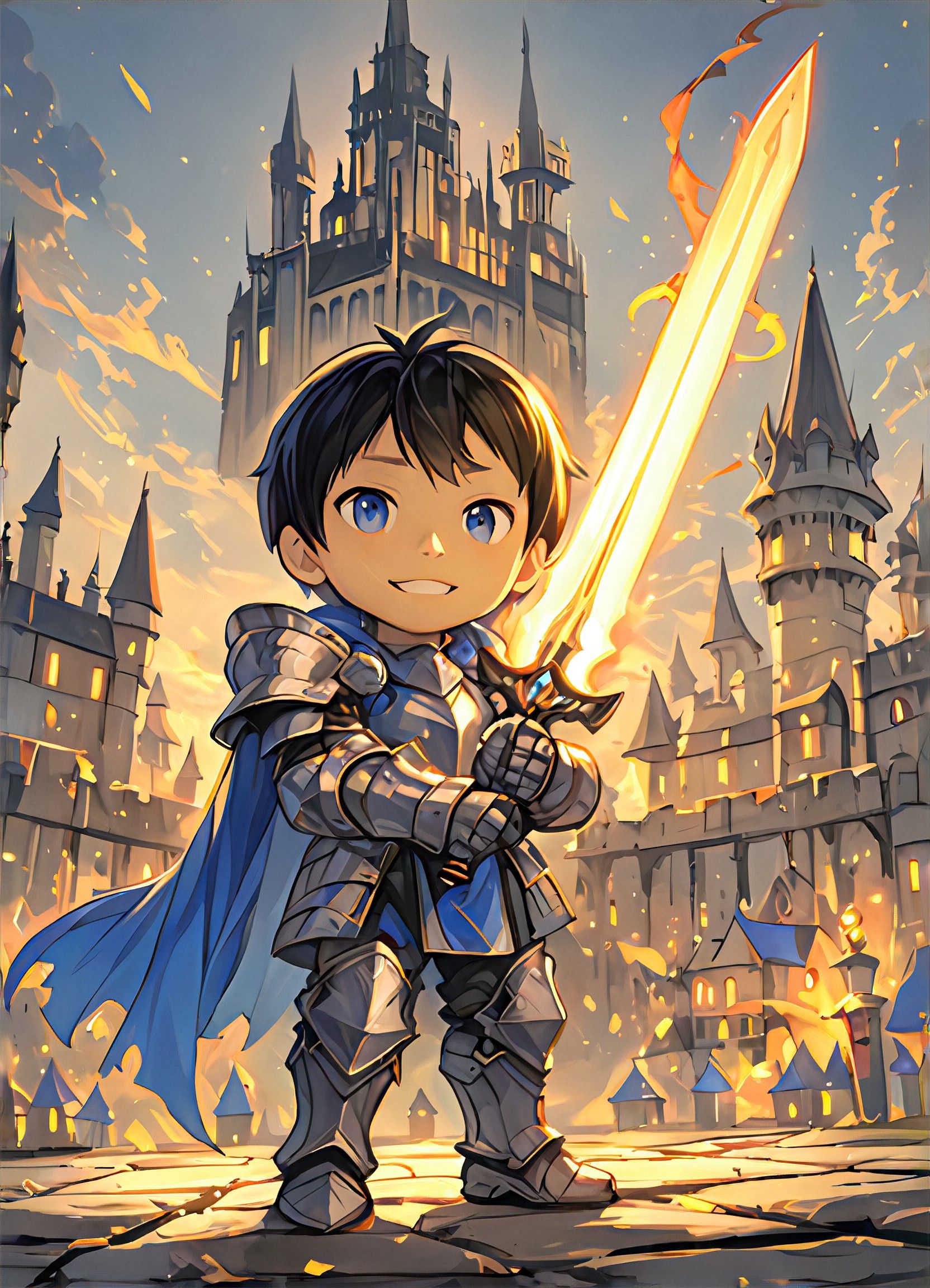 Chibi Knight | A1.art