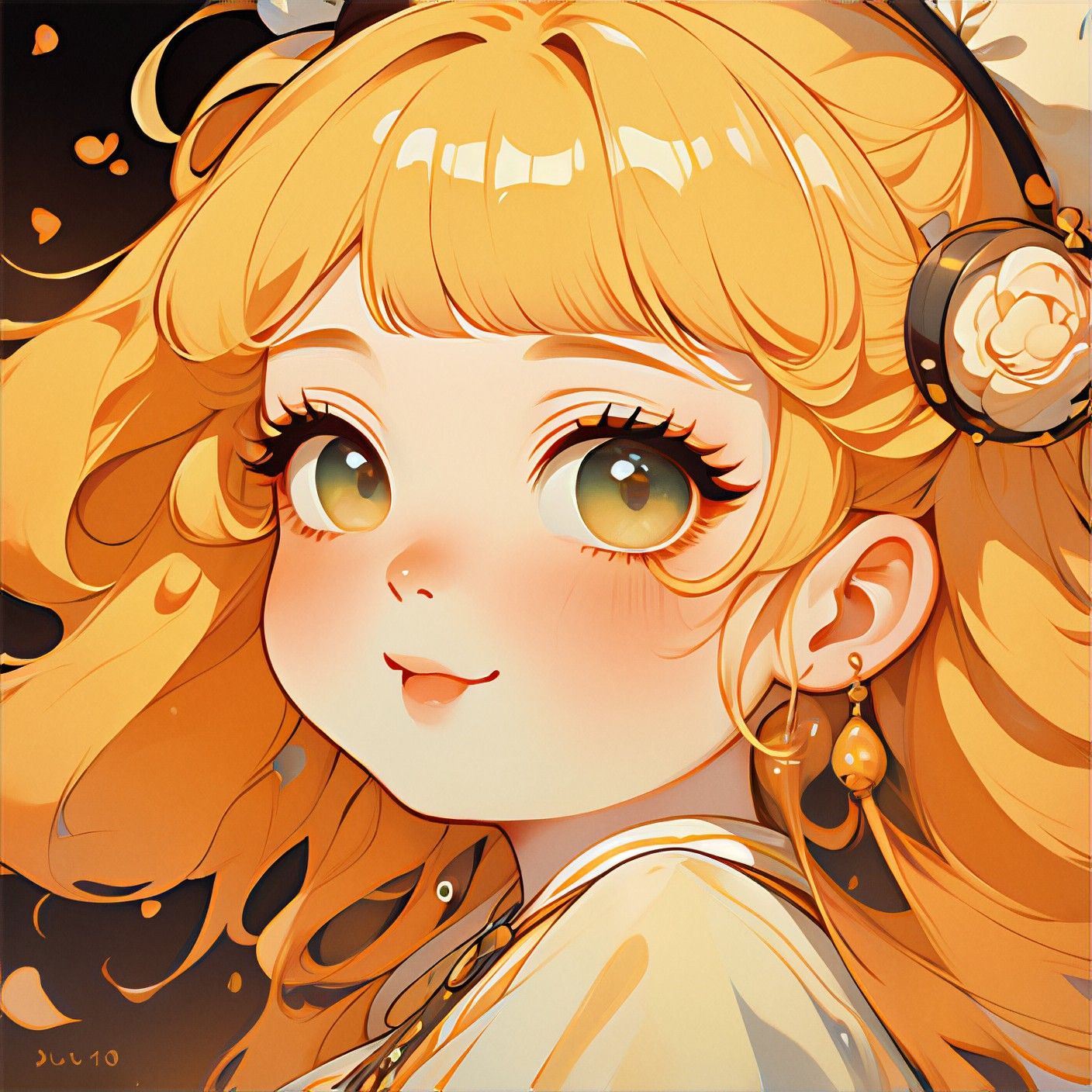 Hand-painted little chubby child | a1.art