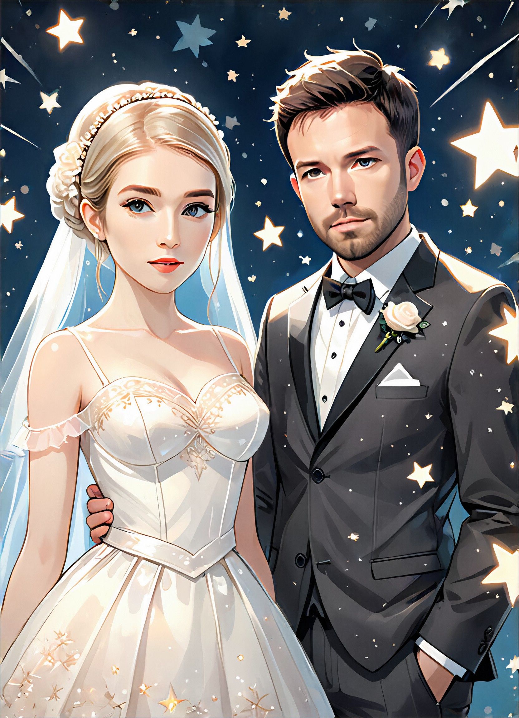 Cartoon wedding photos | a1.art