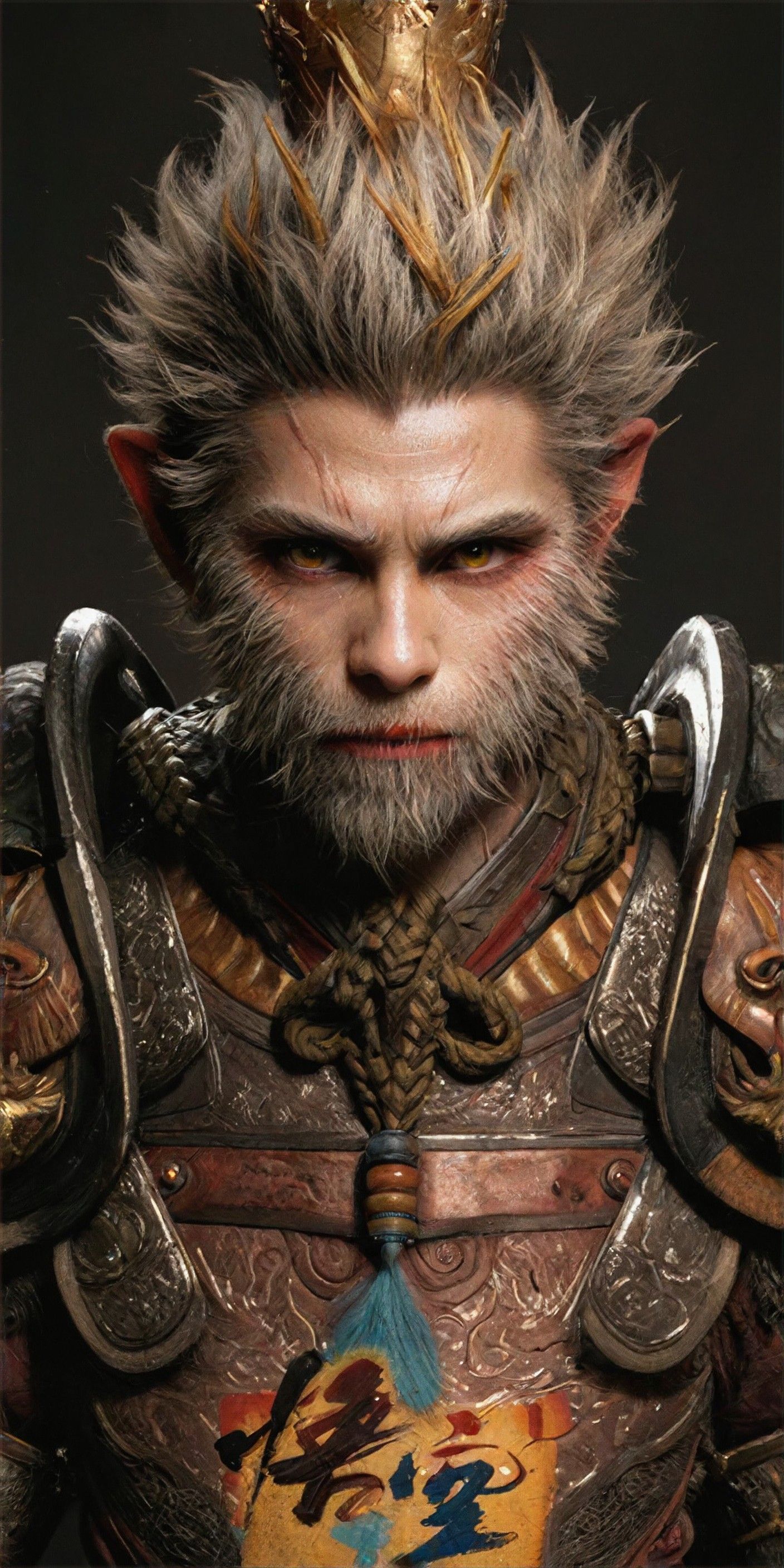 Monkey King Wearing Armor - a1.art