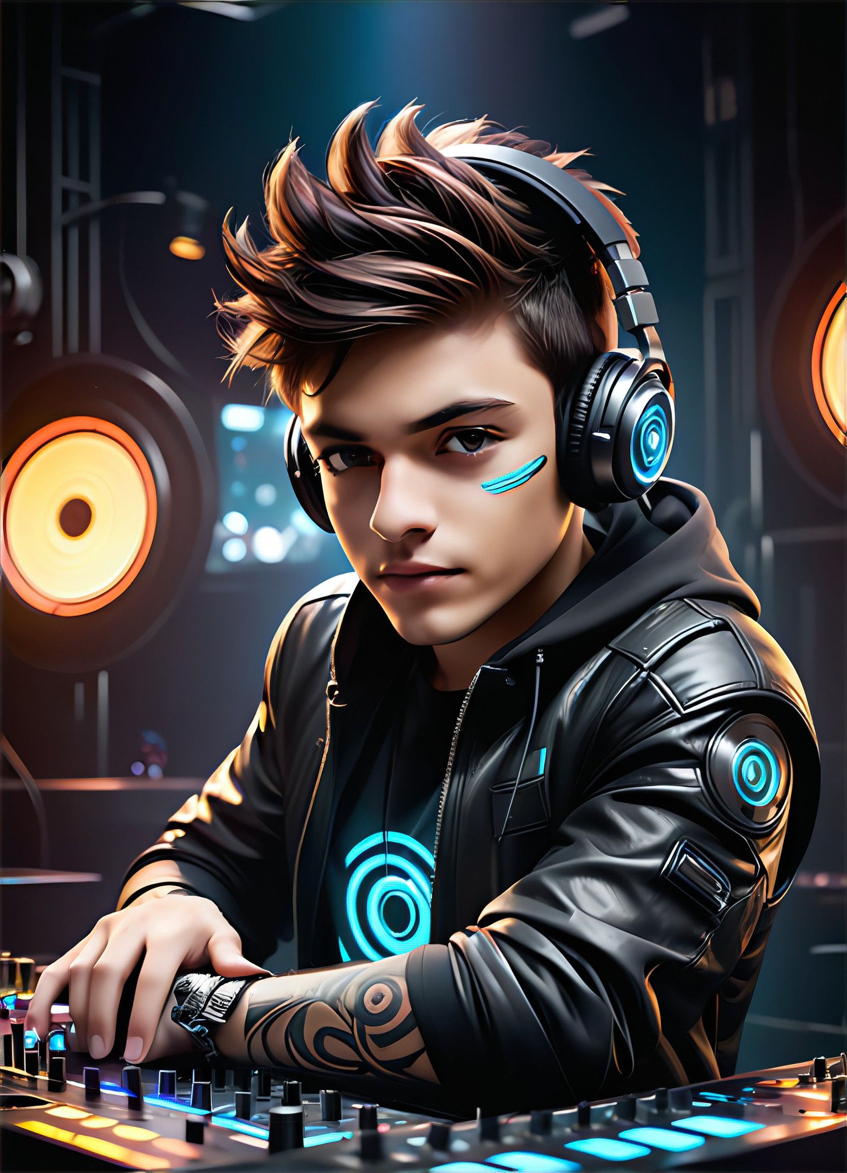 Transform Your Look to a Stylish DJ Vibe with a1.art | a1.art