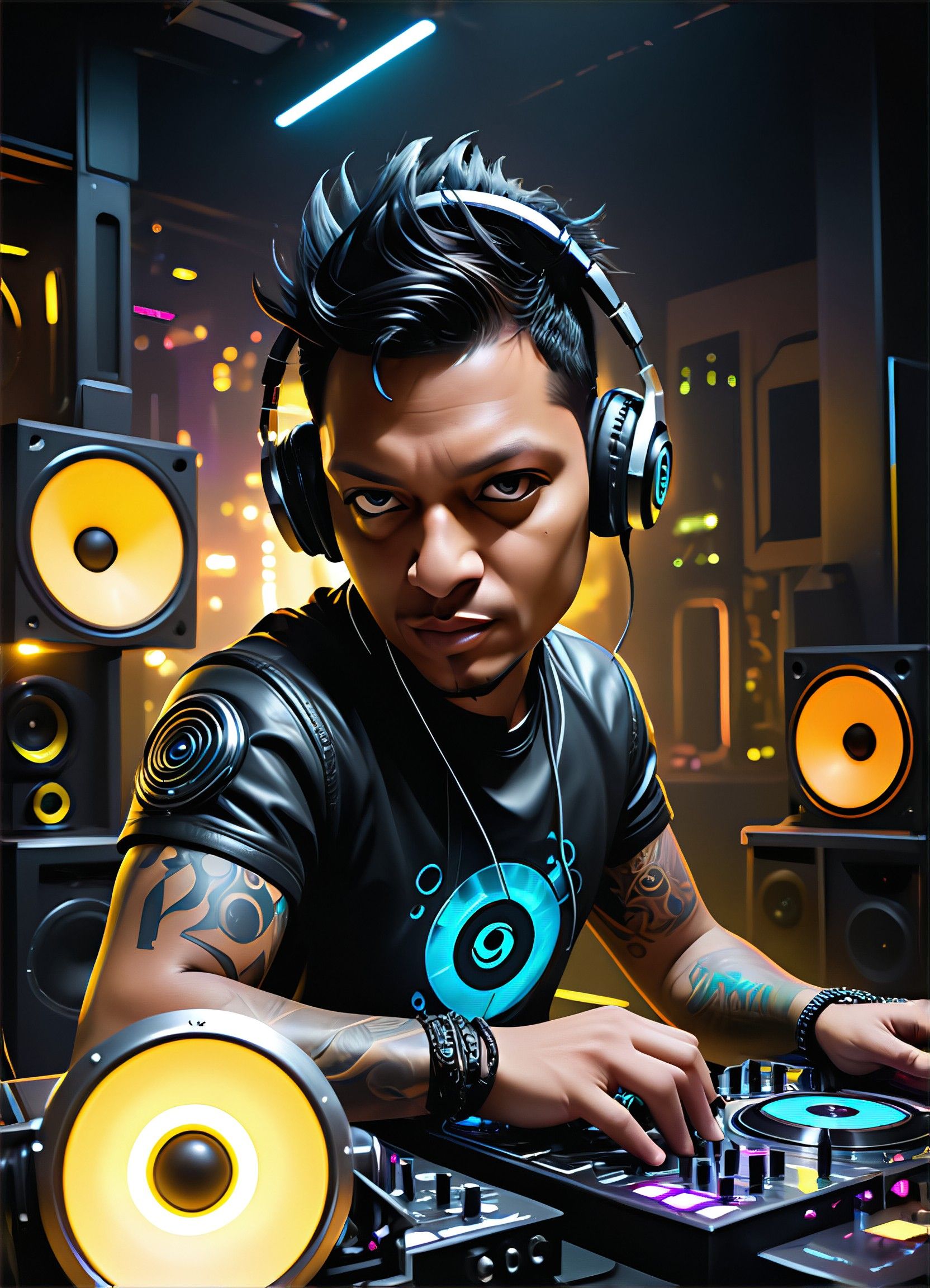 Transform Your Look to a Stylish DJ Vibe with a1.art | a1.art