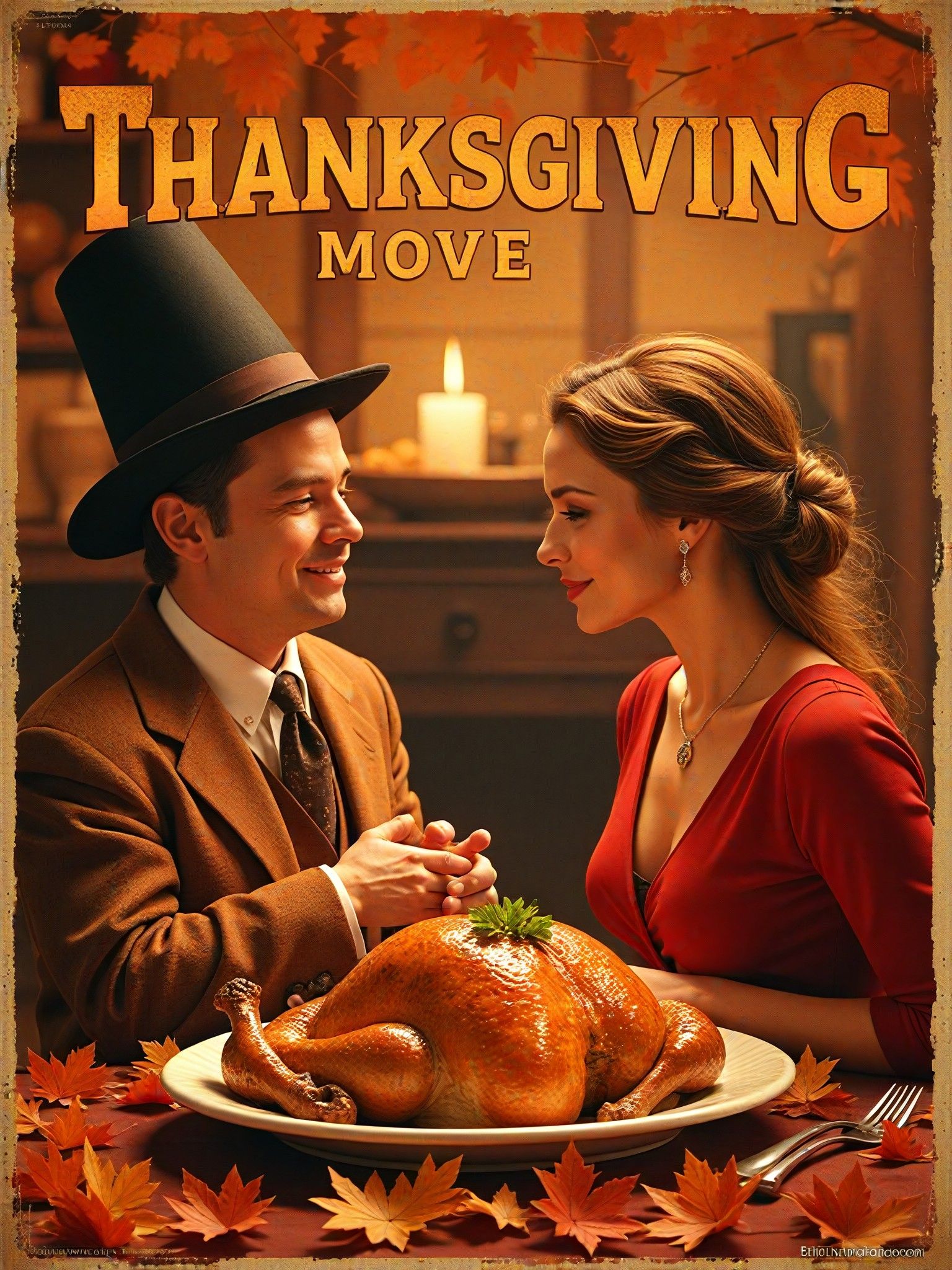 Thanksgiving Movie Poster Generator | a1.art