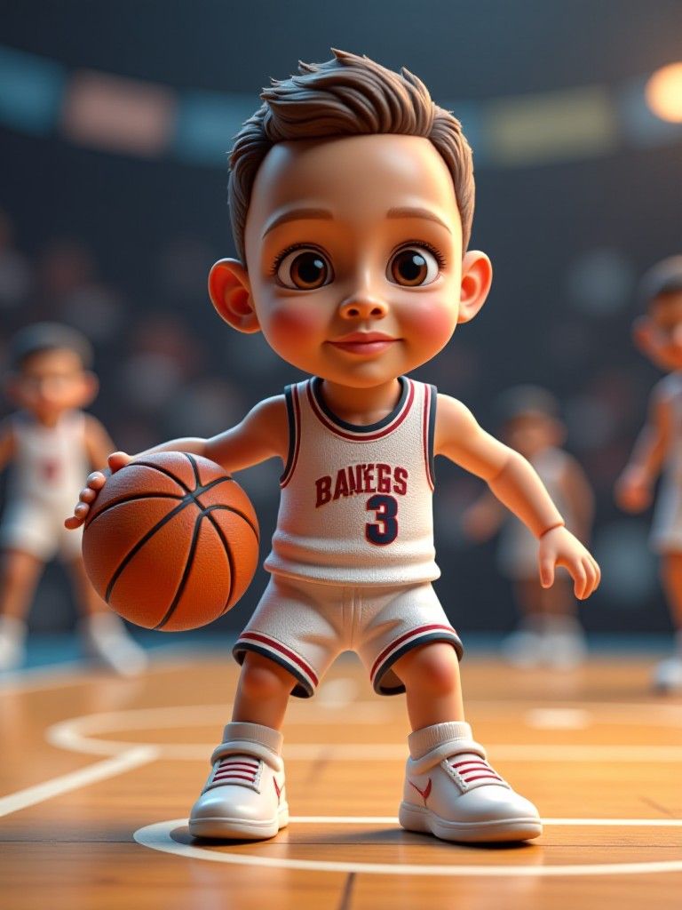 9-3D Cartoon - Sports - Basketball Stars Style Converter | a1.art