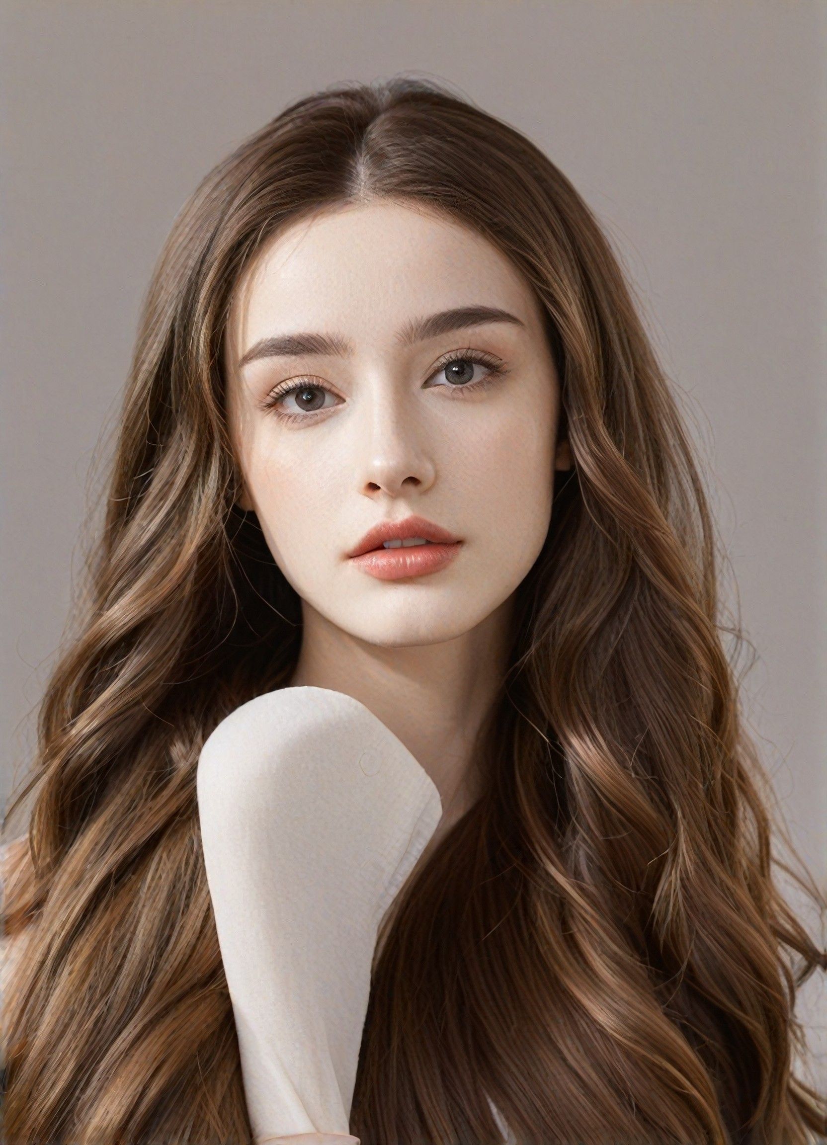 Virtual Actress wavy hair Try on Tool | Photography, Realism, Featured Style Converter | a1.art