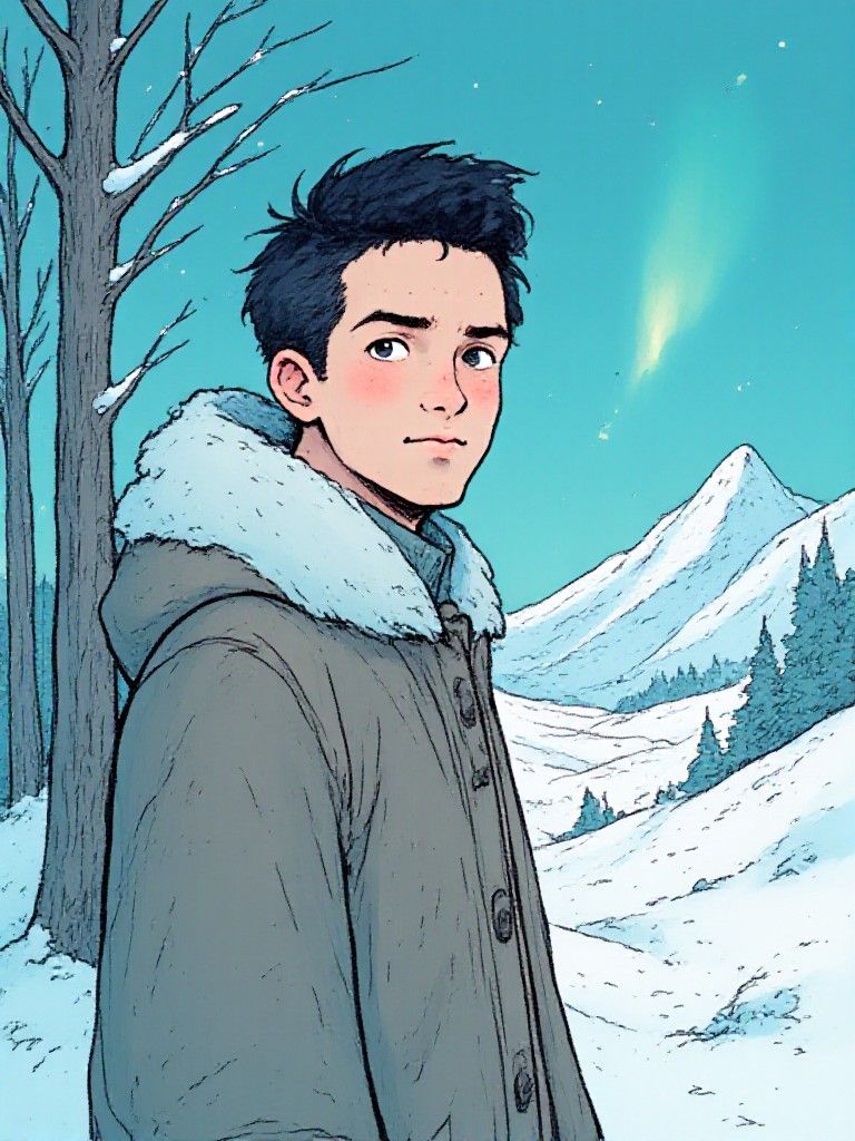 Snowy Character Illustration Style Converter | a1.art