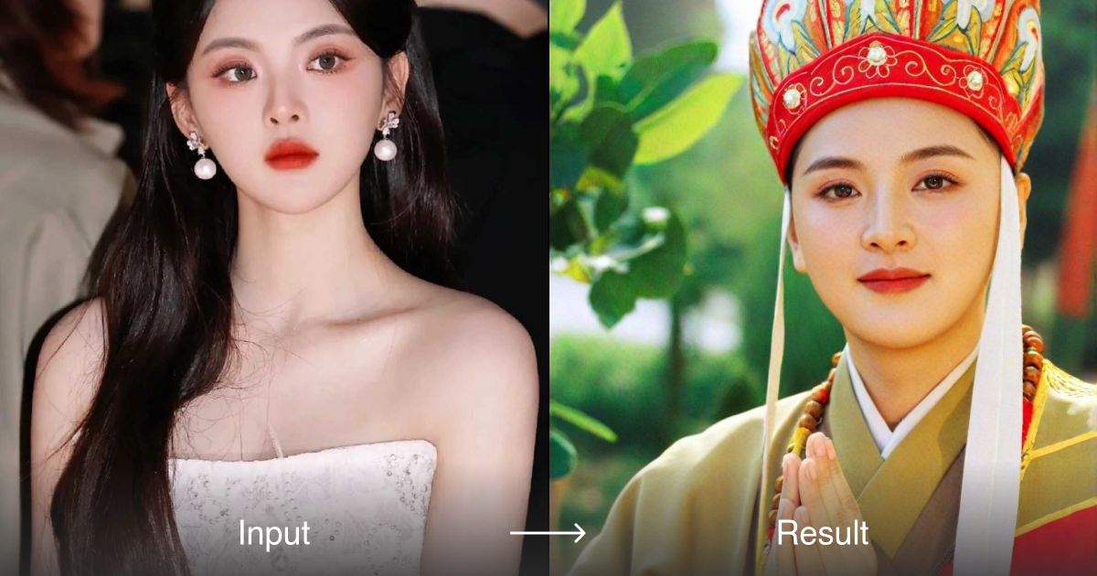 Instantly Convert Your Style to Traditional Asian Costumes | a1.art