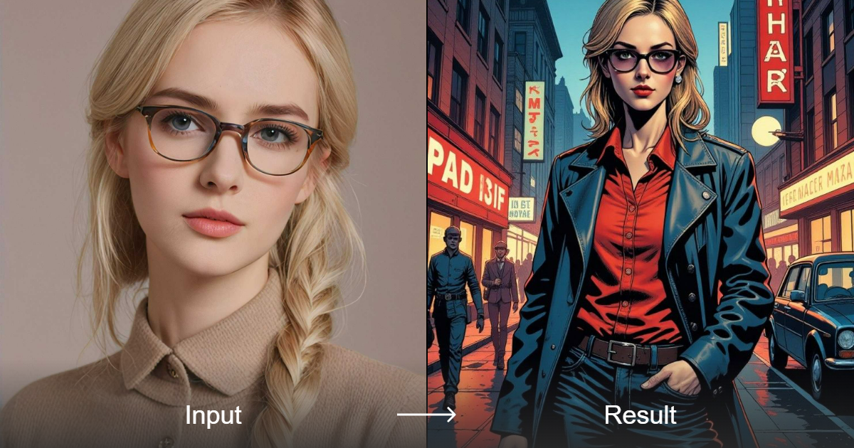 Convert Your Photo to Vibrant Comic Style Instantly | a1.art