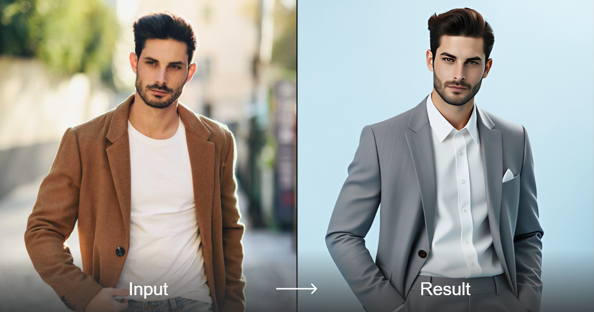 Effortlessly Transform Casual Looks into Professional Attire | a1.art