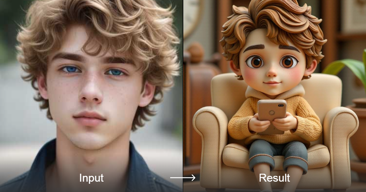 Easily Transform Your Photos into 3D Cartoon Art | a1.art