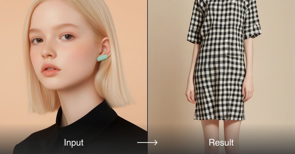 Free Generate Your Virtual Try on Gingham dress Photos Online | a1.art