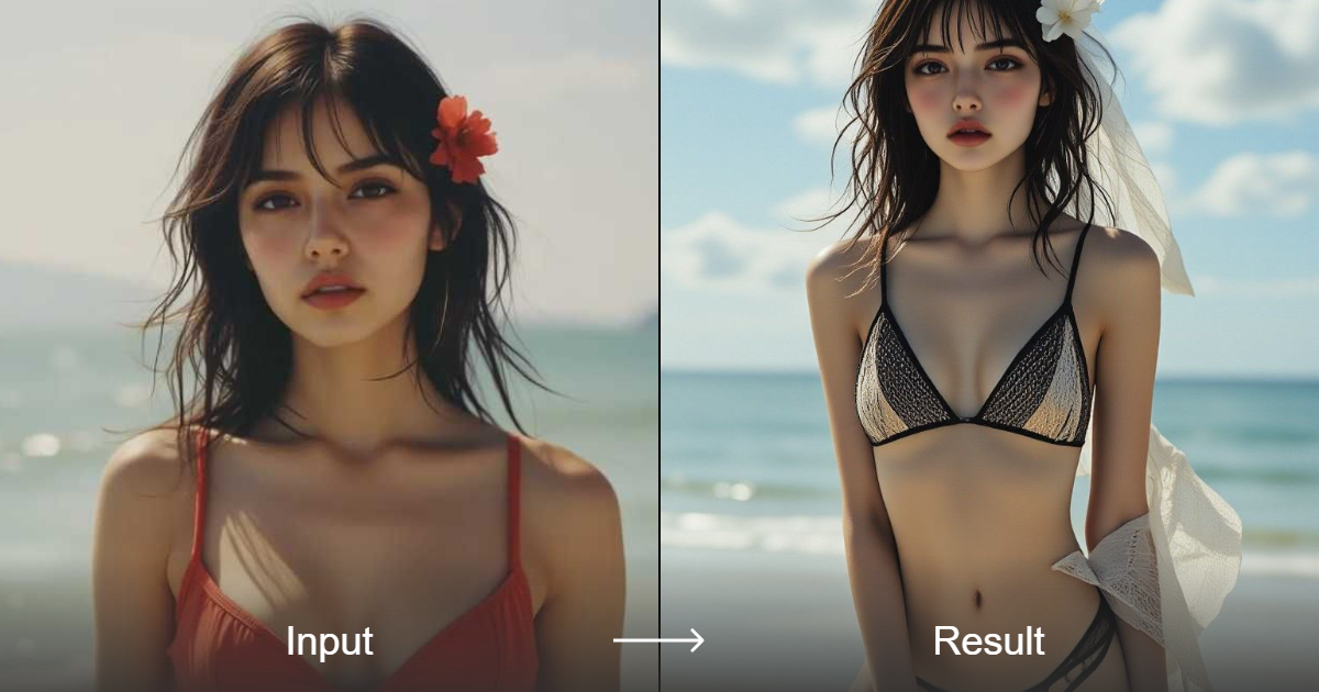 Effortlessly Change Your Swimwear Style Online | a1.art