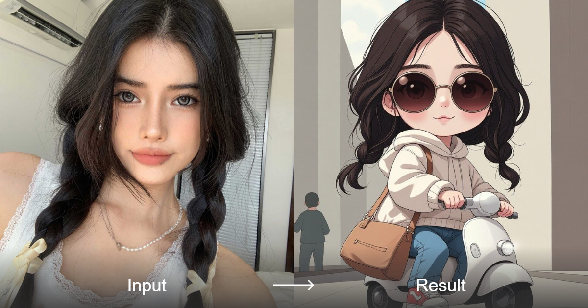 Transform Your Photos into Cute Cartoon Art Instantly | a1.art