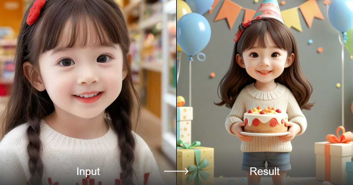 "Happy Birthday Doll 3D Cute Doll Style Converter" | a1.art