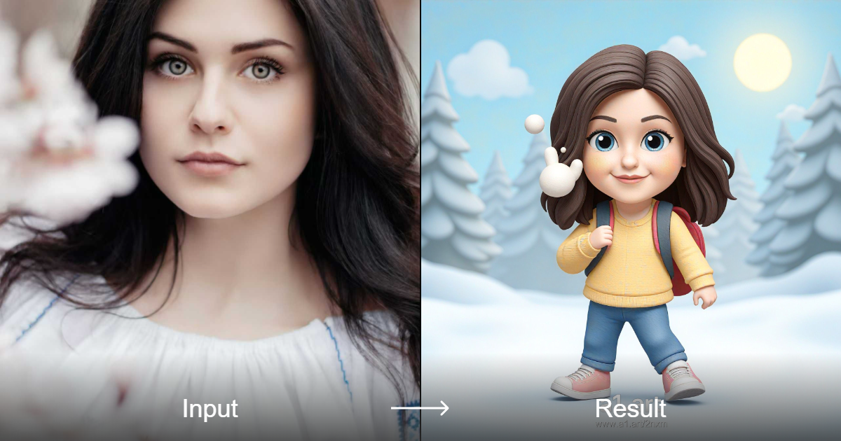 Convert Your Photos to Cute Cartoon Style Instantly | a1.art
