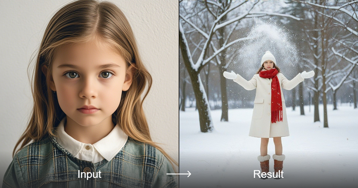 Nine - Real People - Christmas - Snowfall in the Park | a1.art