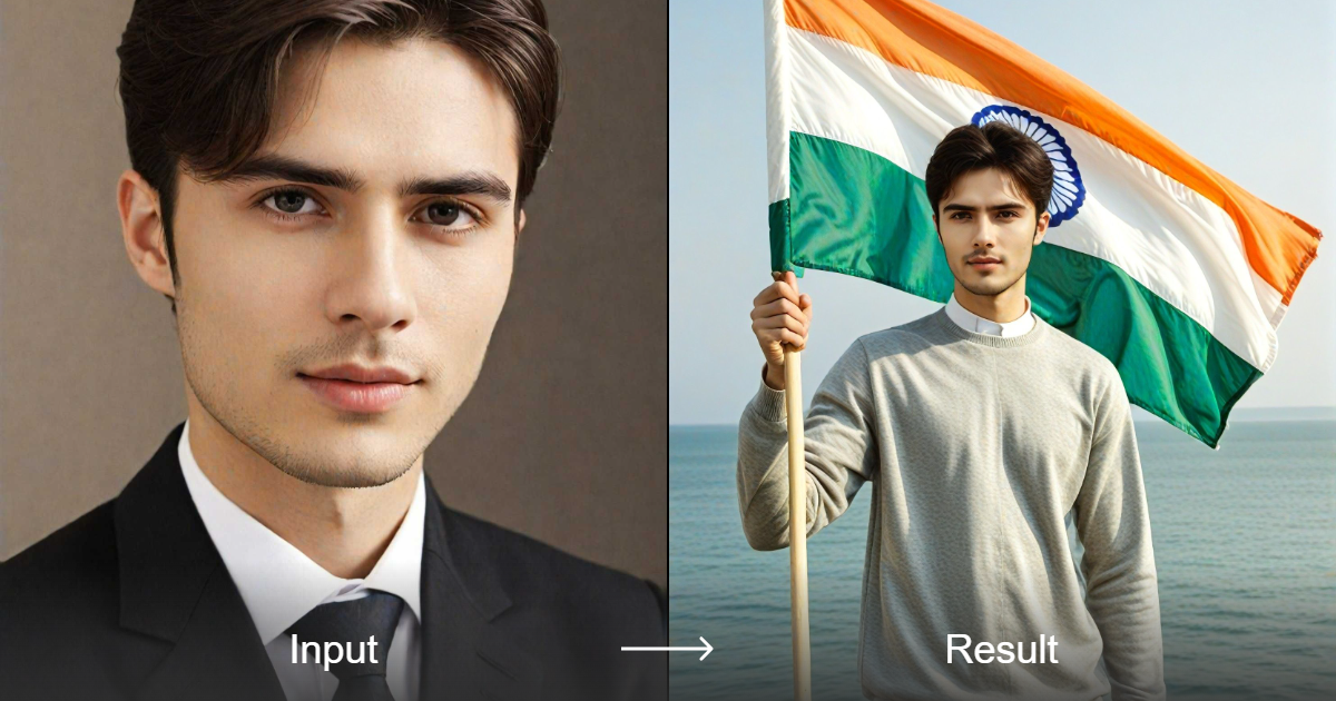 Indian Flag Portraits 02 | a1.art