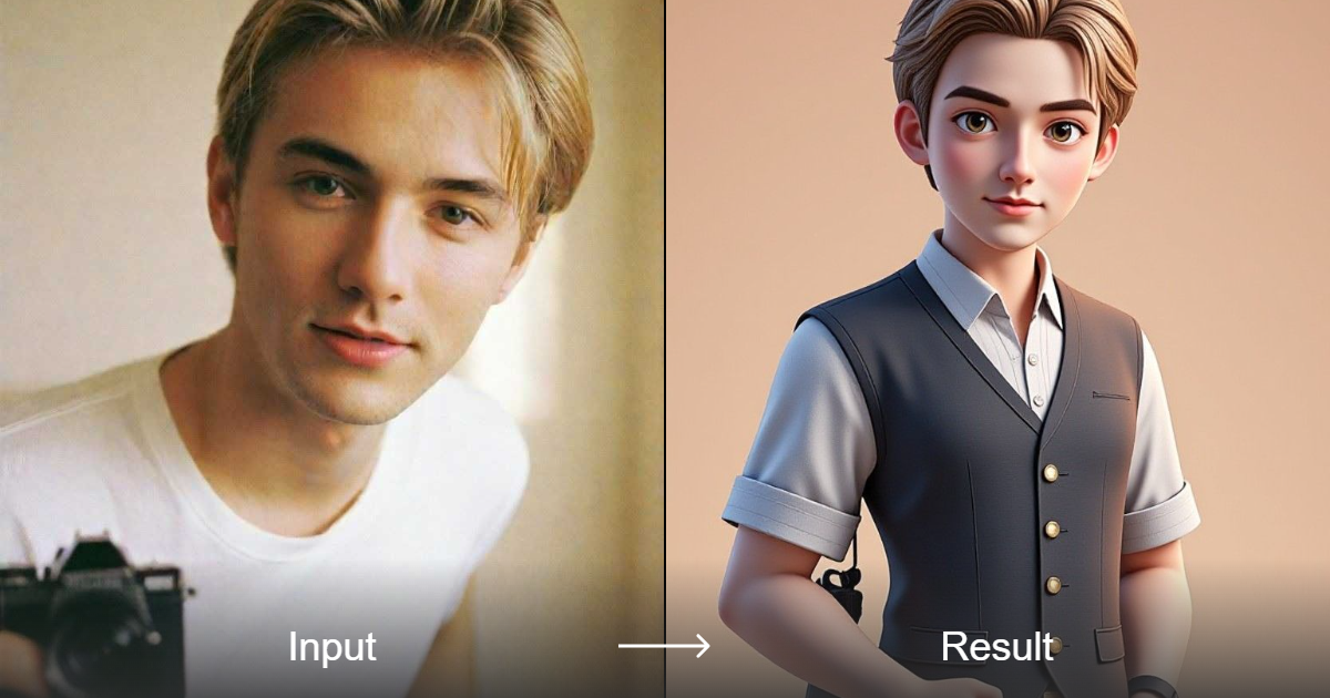 3D cartoon figure | a1.art