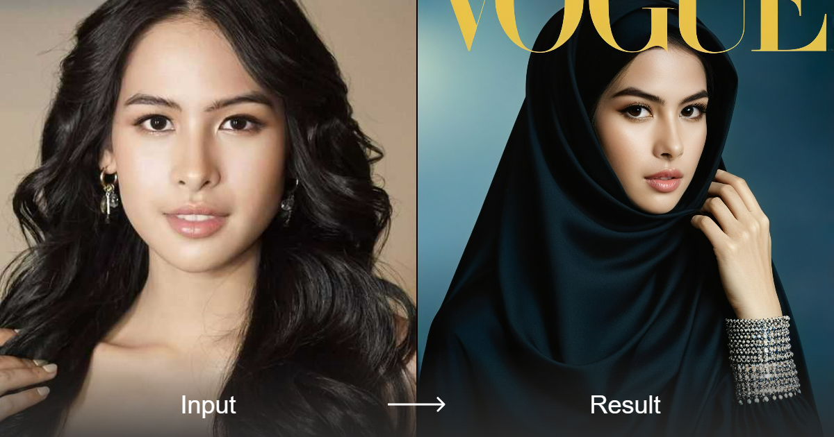 VOGUE Magazine Cover P3 - Professional Photo Style Converter | a1.art