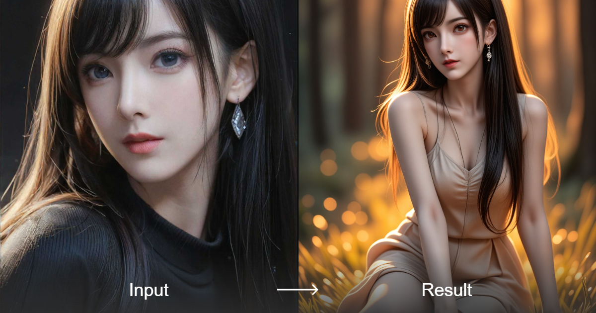 🌅 A dreamlike moment intertwined with light and shadow | a1.art