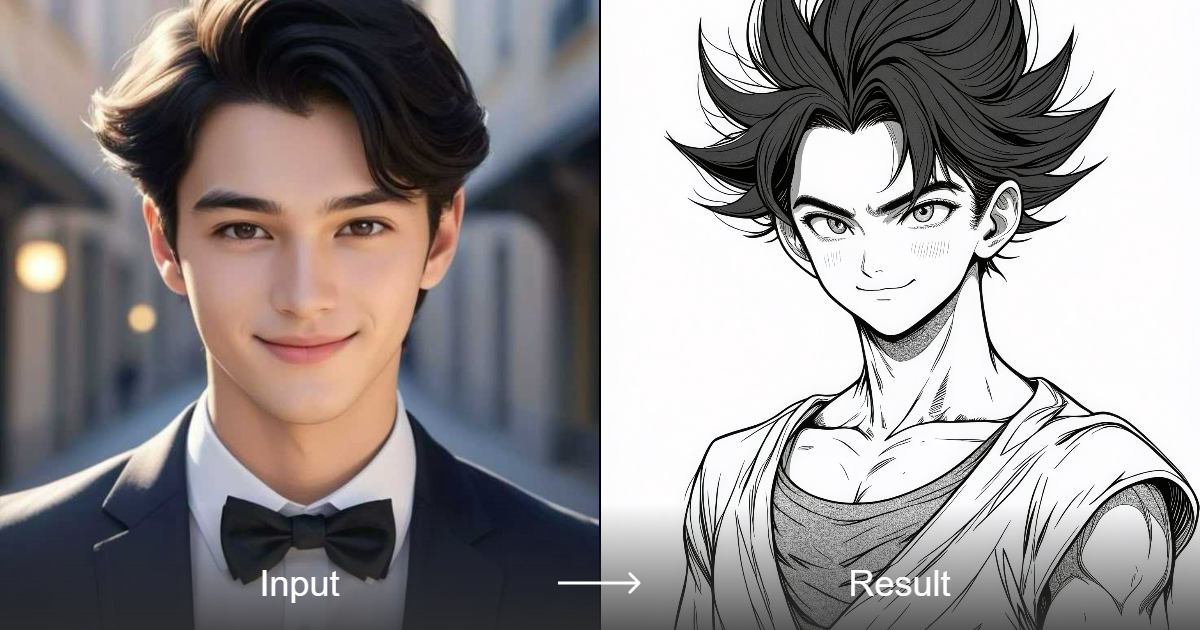 a1.art Super Saiyan Style Converter - Anime Character Generation | a1.art