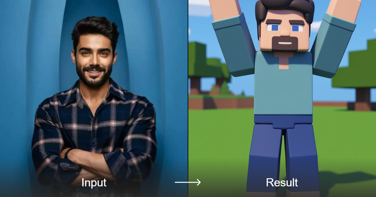 Minecraft Game Style Converter | a1.art | a1.art