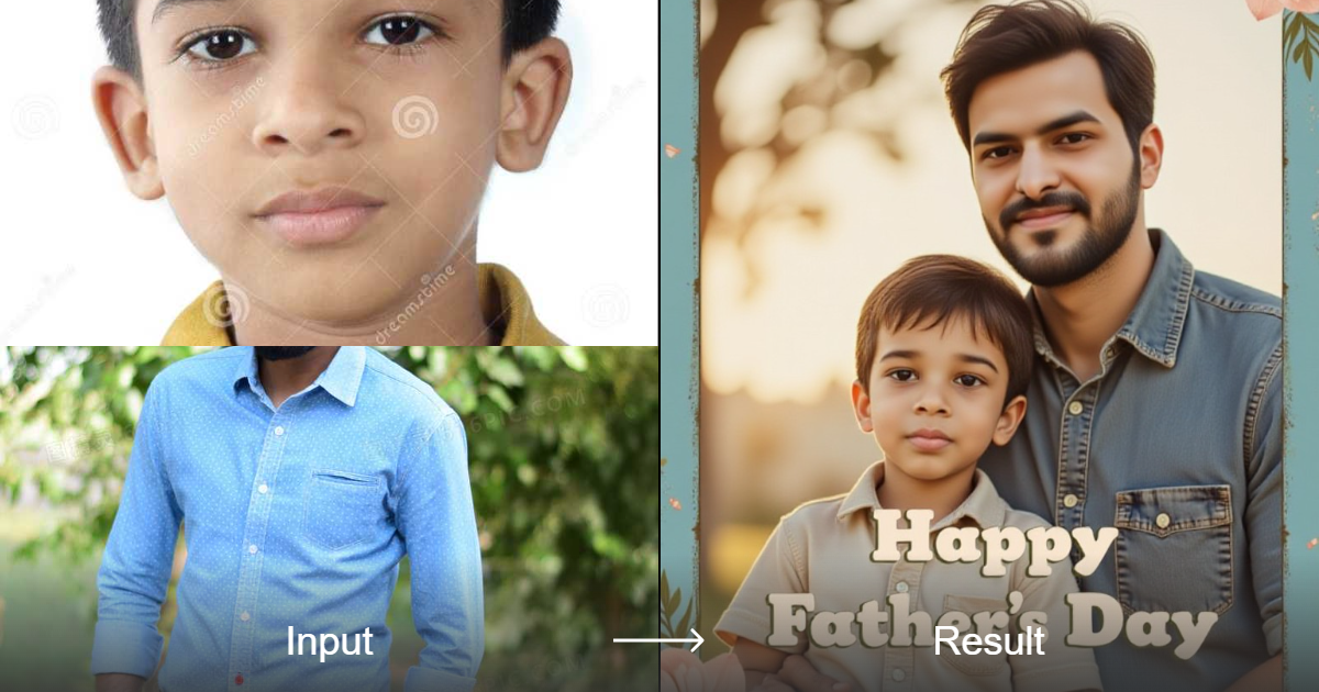 A1.Art Happy Father's Day Style Converter: Generate Customized Portrait ...